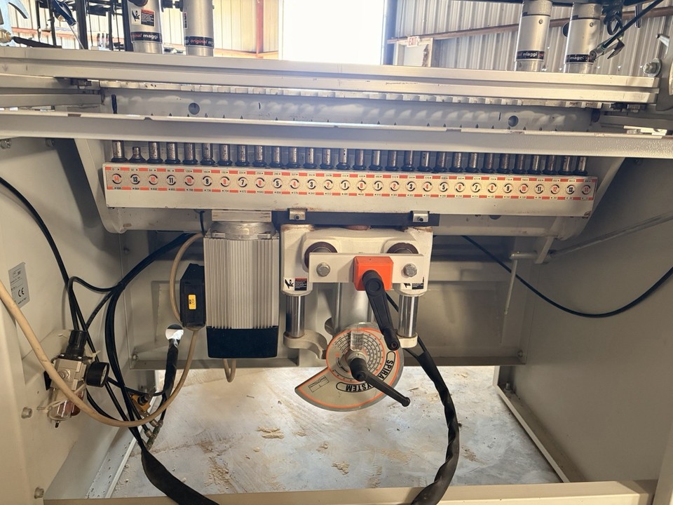 2007 Maggi Boring System 29 Line Boring Machine Woodworking Cabinet ...