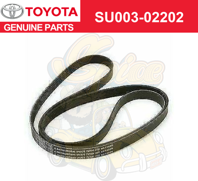 GENUINE Toyota 17-20 86 13-16 FR-S SERPENTINE BELT FAN ALTERNATOR SU003 ...