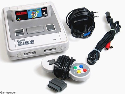 Super Nintendo Konsole + Super Mario World + original Controller (Guter ...