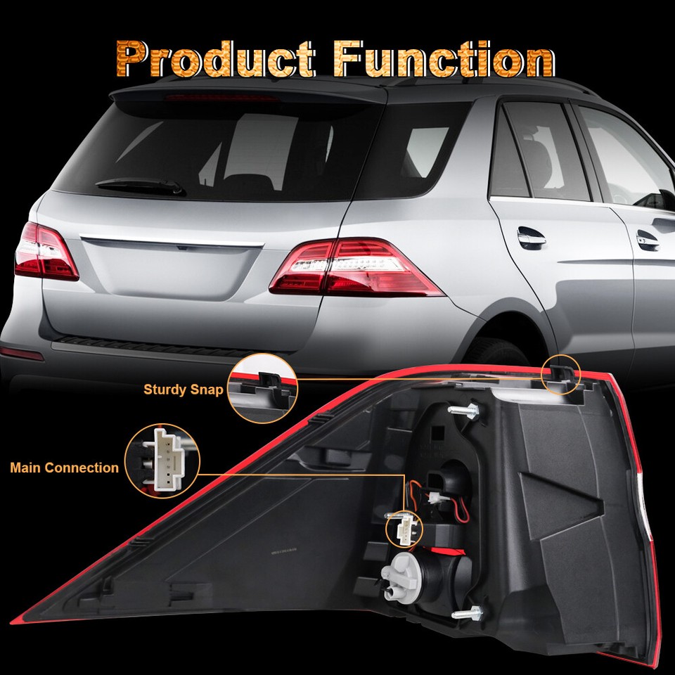 NEW LED Tail Light Right Outer Side For 2012-2015 Mercedes Benz ML350 ...