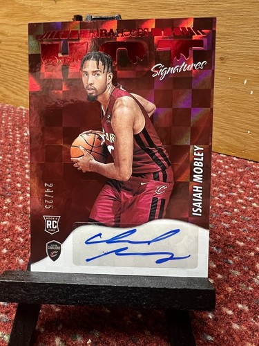 2022-23 Panini NBA Hoops - Hot Signatures Rookies Isaiah Mobley #HSR ...