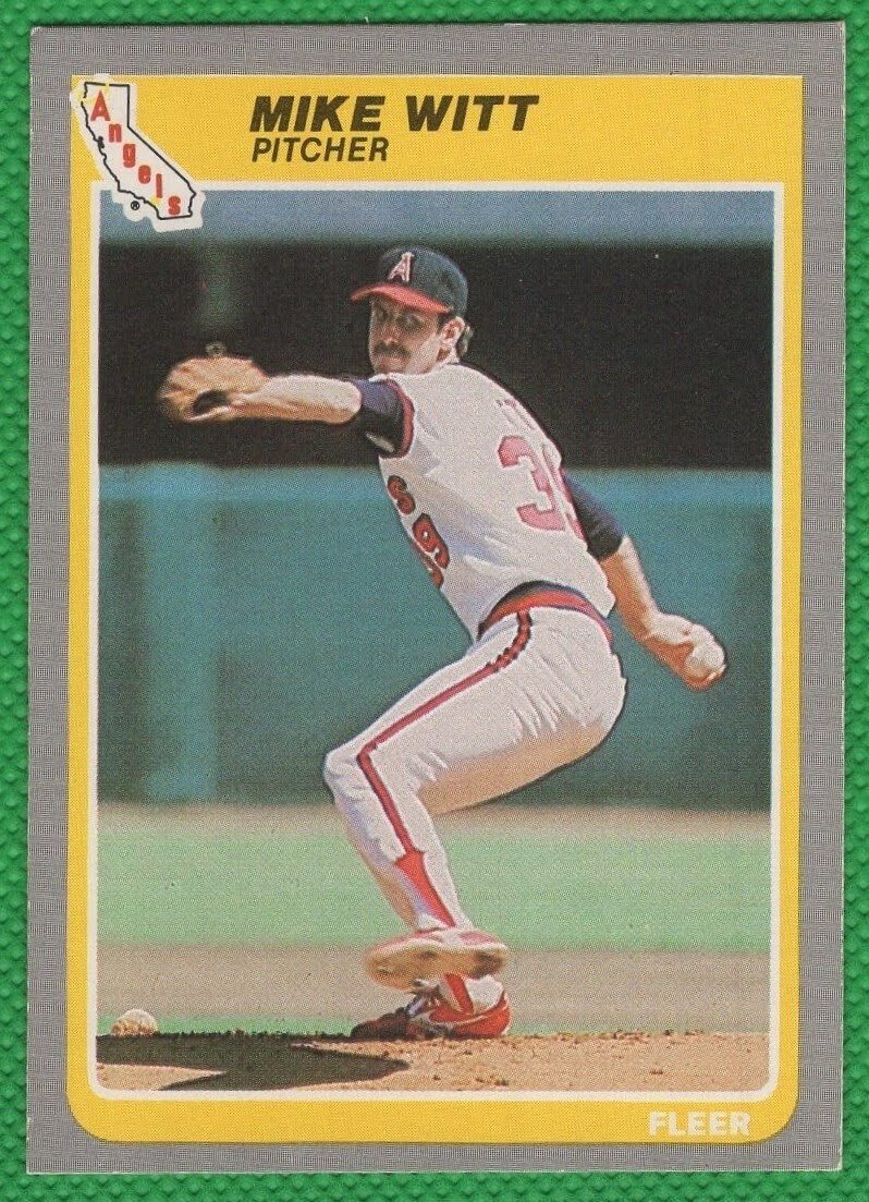 1985 Fleer - #316 Mike Witt for sale online | eBay