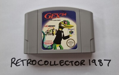 Gex 64: Enter the Gecko N64 game | eBay Australia