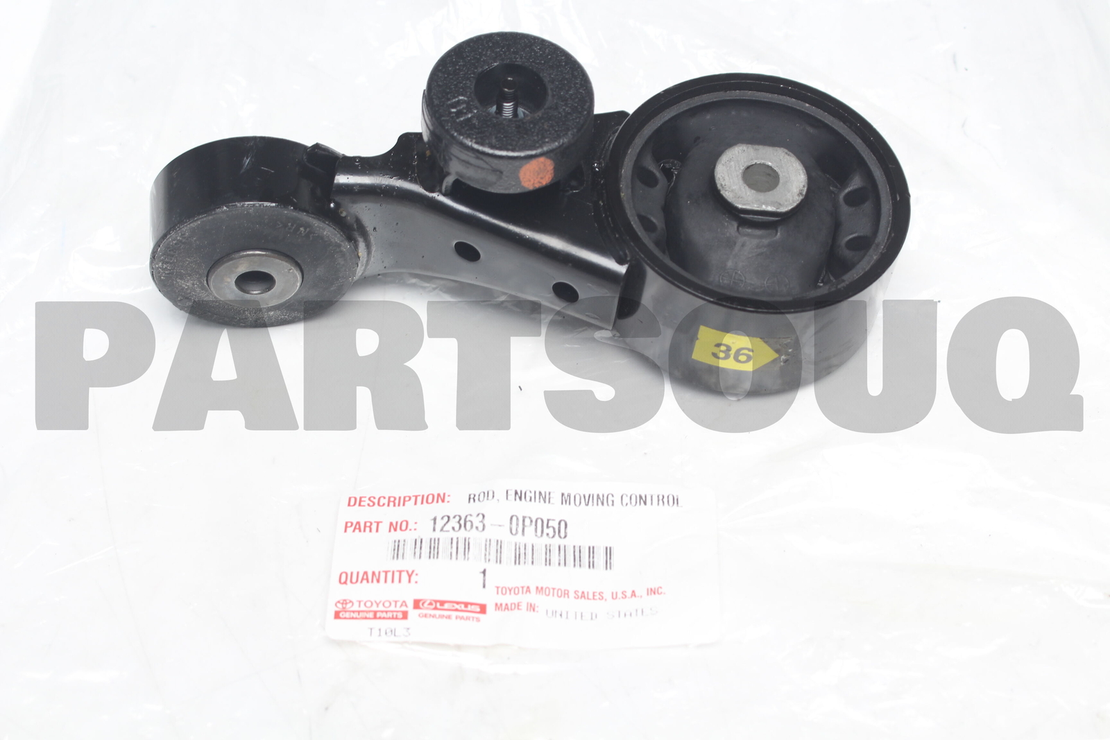123630P050 Genuine Toyota Rod Engine Moving Control 12363-0p050 for ...