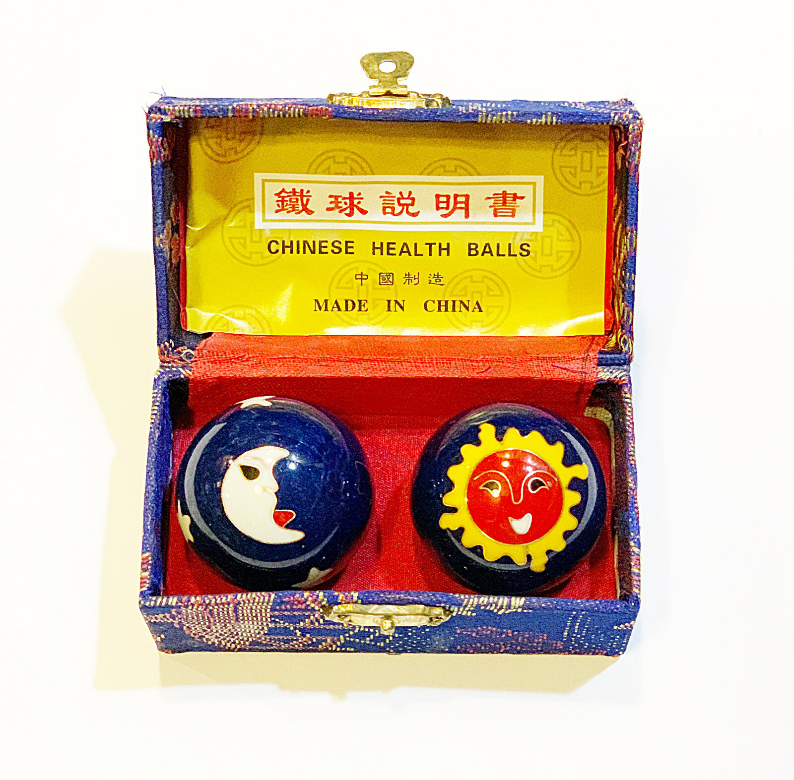 Traditional Chinese Baoding Healthy Exercise Massage Ball Metal Balls ...