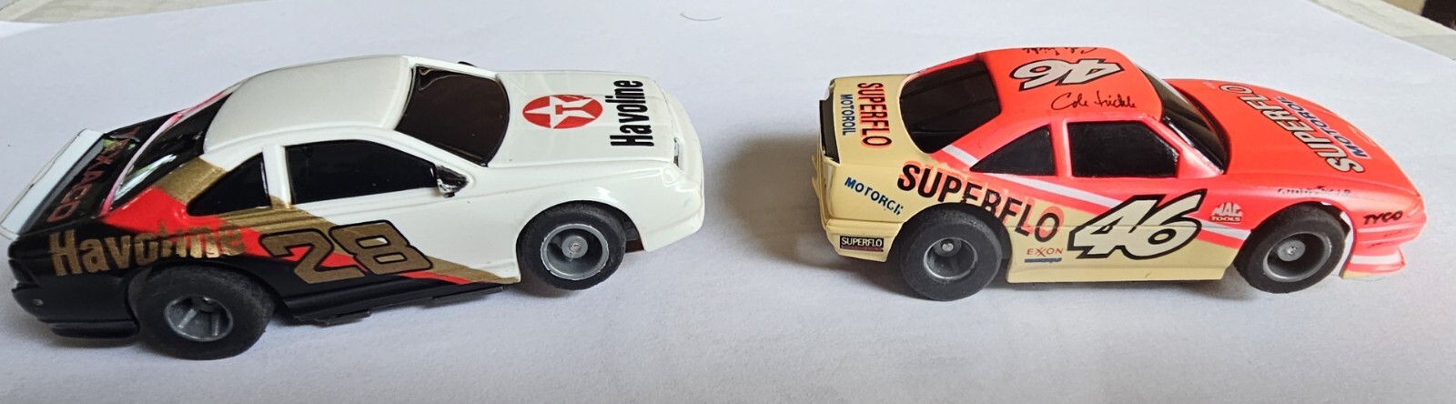 Havoline HO Slot Car #28 And Superflo #46 Cole Trickle Slot Cars Days ...