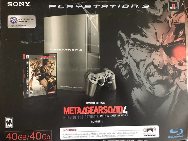 Metal Gear Solid 4 Limited Edition Playstation 3 Console | eBay