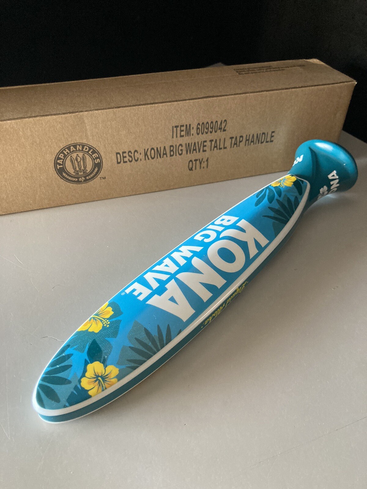 New Kona Big Wave Surfboard Hawaii Tall Beer Tap Handle For Kegerator ...