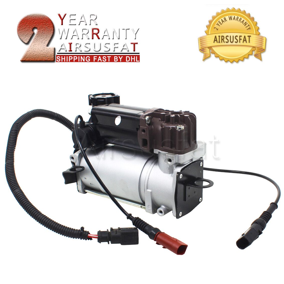 Air Suspension Compressor For Audi A8 S8 Quattro D3 4E 2002-2010 ...