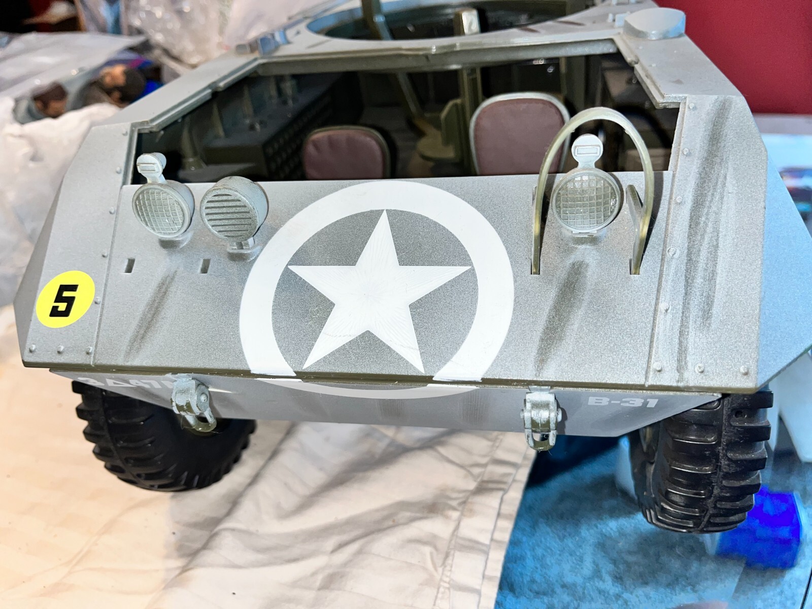 GI Joe M8 Greyhound Tank Vintage Armored Vehicle 1:6 Scale | eBay