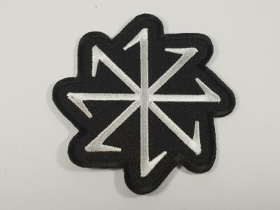 VIKING VEHMIC COURT SYMBOL Biker Patch Embroidered Sew Iron on Ragnar ...