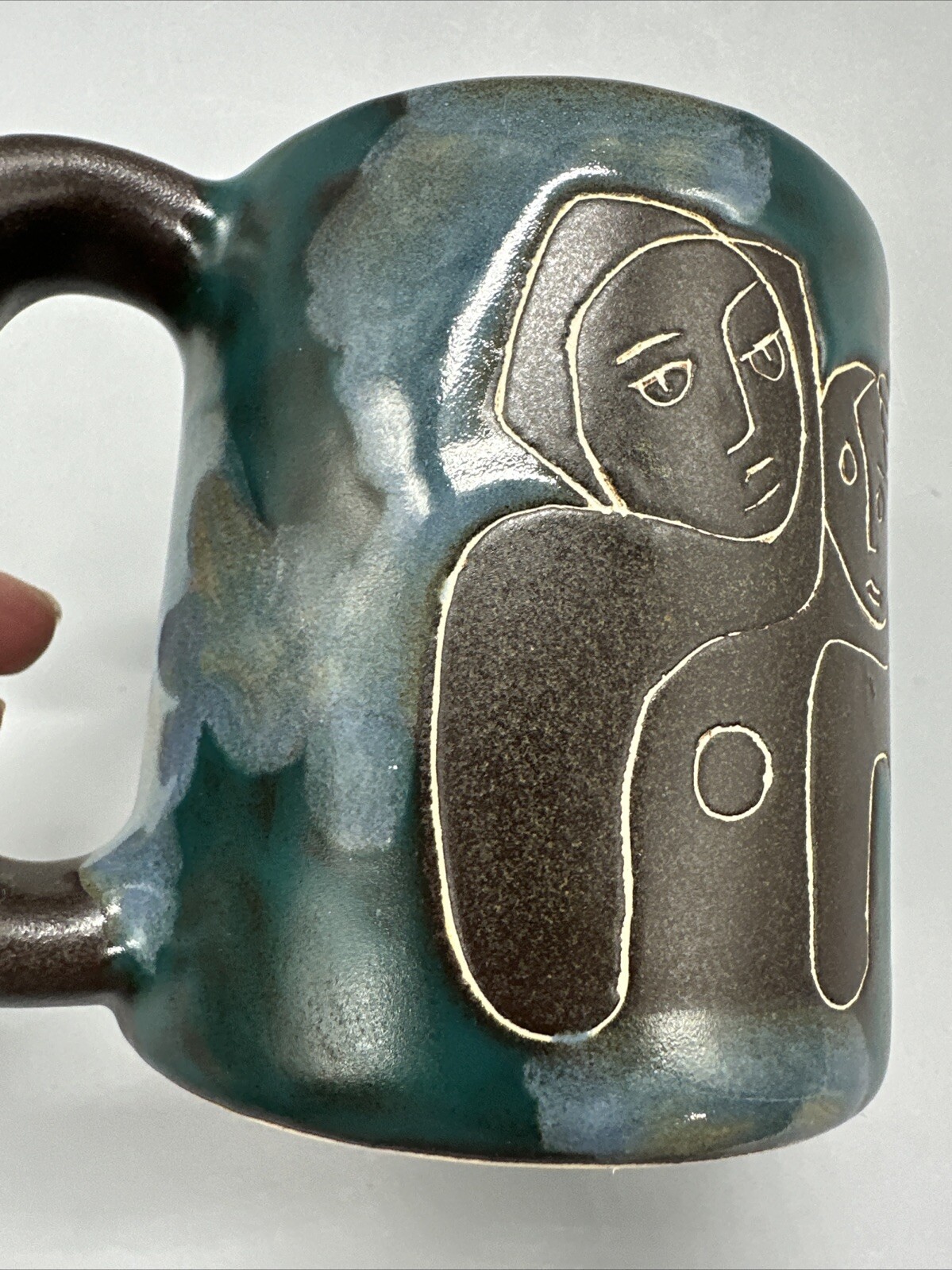 Design by Mara - Large Stoneware Mug 16 oz Cup Family Mother Father ...