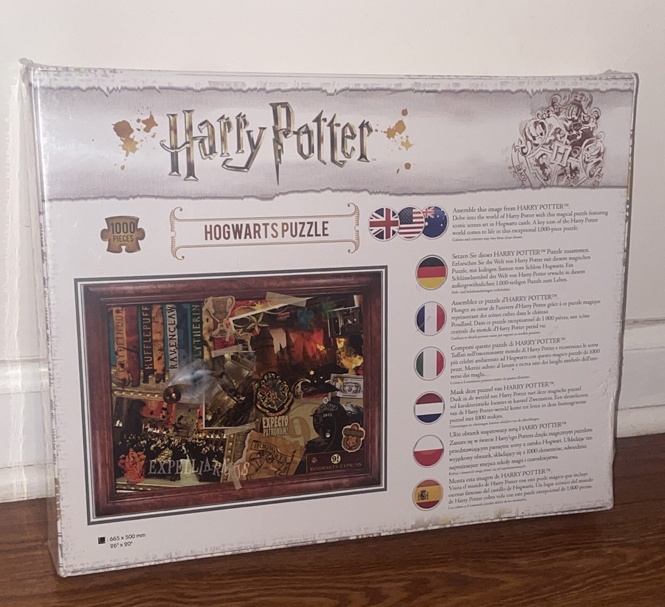 Harry Potter Hogwarts Puzzle Wizarding World 1000 Piece Jigsaw New in ...