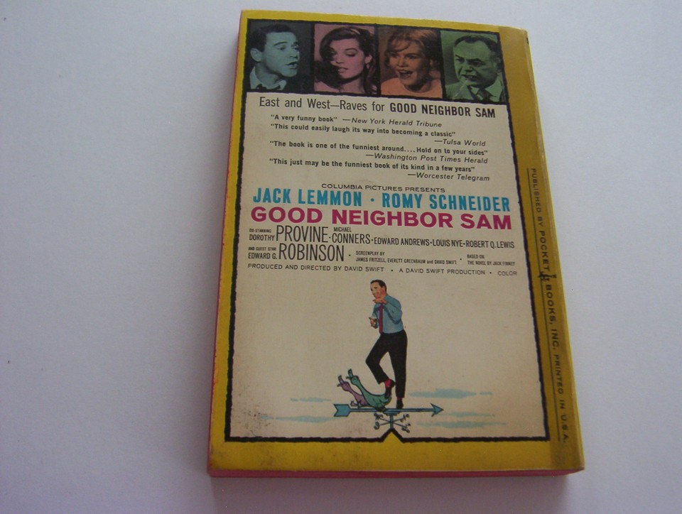 GOOD NEIGHBOR SAM 1964 JACK FINNEY DOROTHY PROVINE JACK LEMMON MOVIE ...