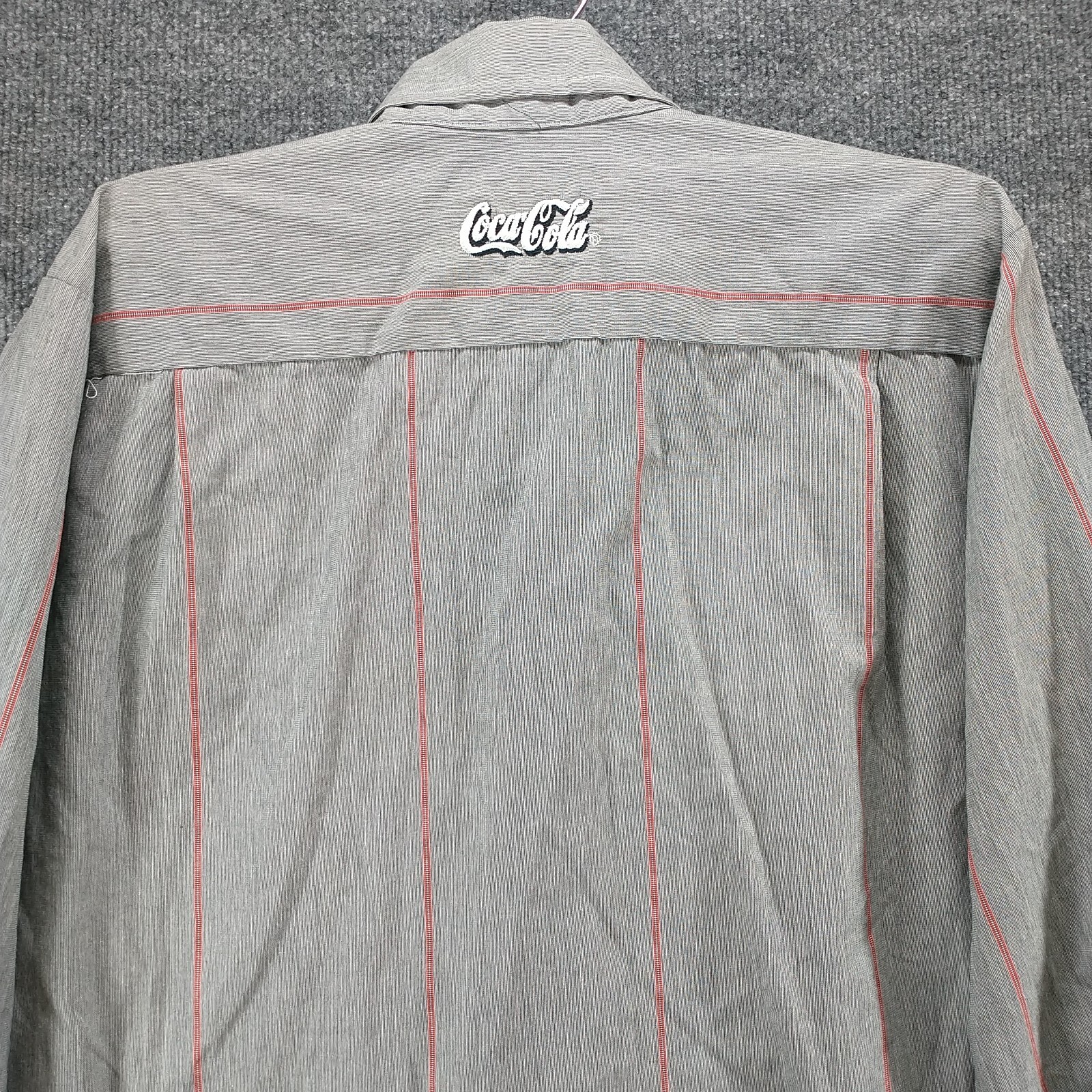 Riverside Men's Coca-Cola Employee Uniform Shirt Gray… - Gem