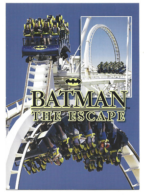 BATMAN THE ESCAPE,STAND-UP COASTER,ASTROWORLD,TX~SIX FLAGS AMUSEMENT ...