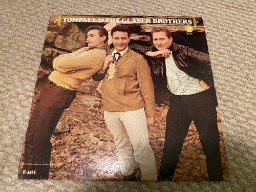 Chuck Glaser Autograph Tompall And Glaser Brothers Lp Album Used Please ...