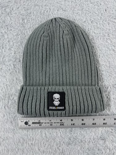 Diesel Brothers Beanie Toque Adult One Size Dark Gray Ribbed Knit ...