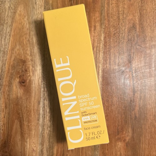 Clinique Sun Protection Broad Spectrum SPF 50 Sunscreen Face Cream 1.7 ...