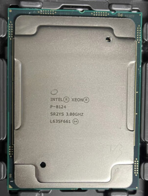 Intel Xeon Platinum P-8124QS 3GHz LGA3647 3.4/3.5GHz 18C/36T For ...