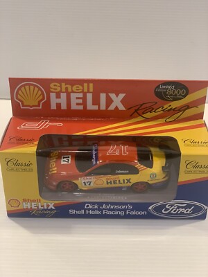 CLASSIC CARLECTABLES 2017-3 DICK JOHNSON’S SHELL HELIX FORD FALCON 1/43 ...