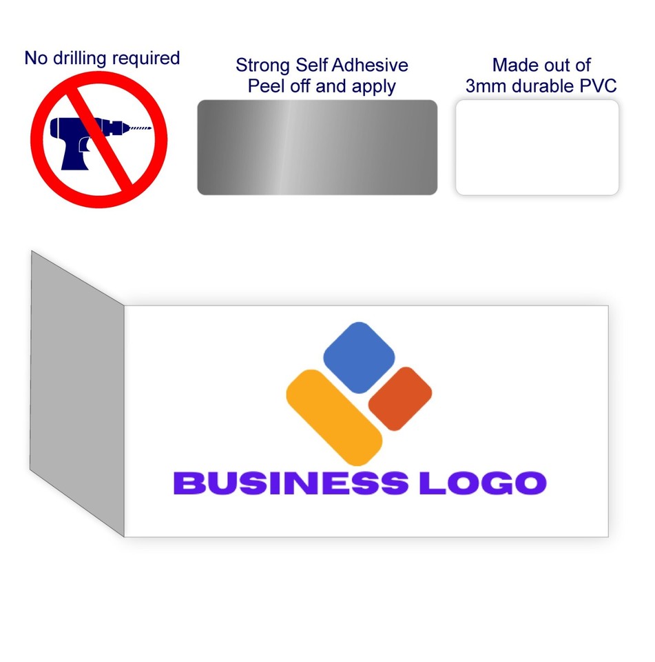 Door Sign Flange Projecting Sign L shaped | eBay UK