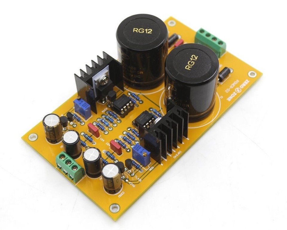Dual Voltage Adjustable Regulator PSU / Linear Power Supply Board For ...
