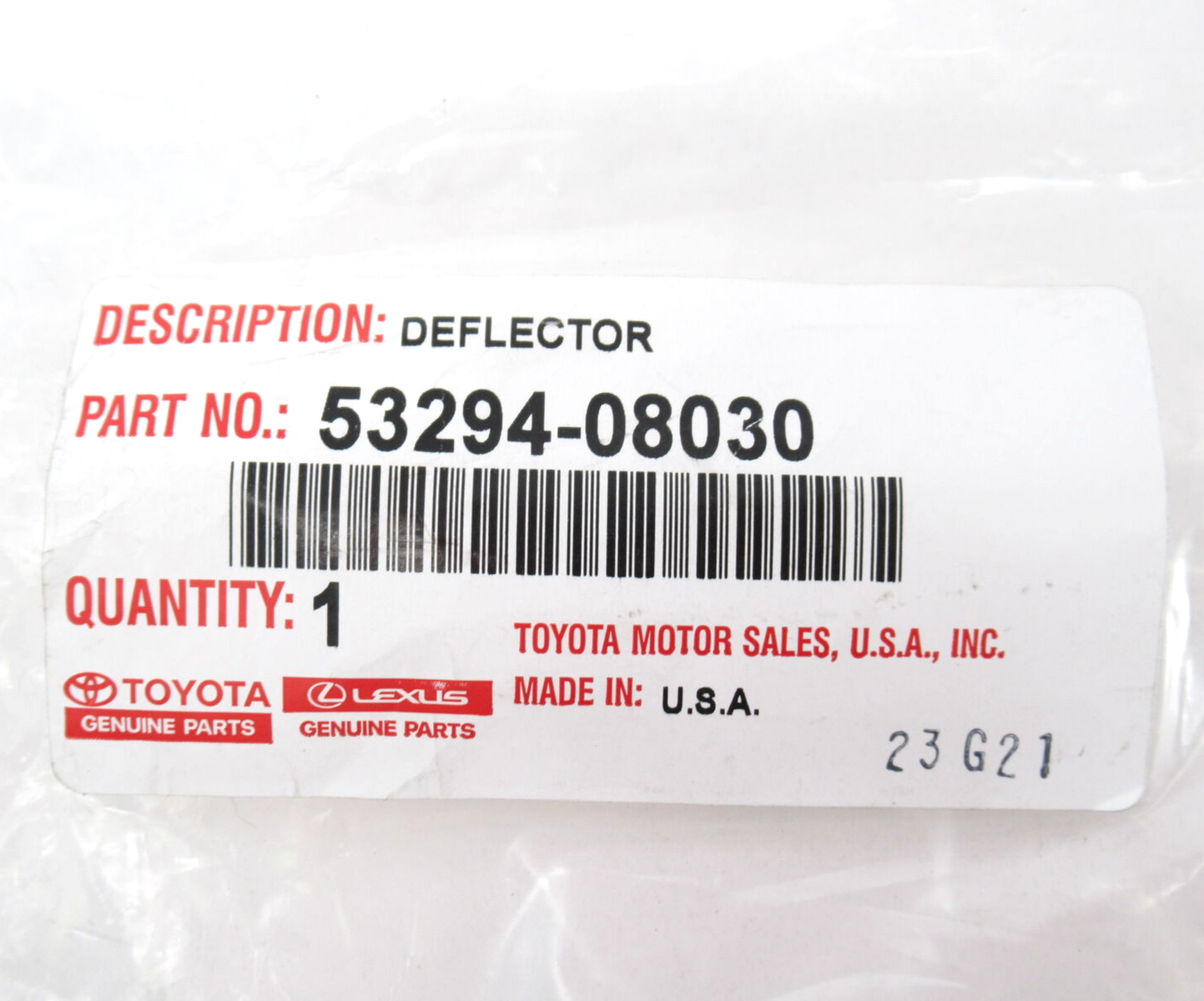 Genuine OEM Toyota 53294-08030 Driver Side Radiator Deflector 2011-2014 ...