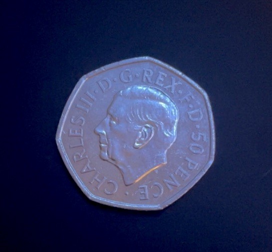 King Charles III 2022 British Royal Mint Four Shield 50p Coin | eBay UK