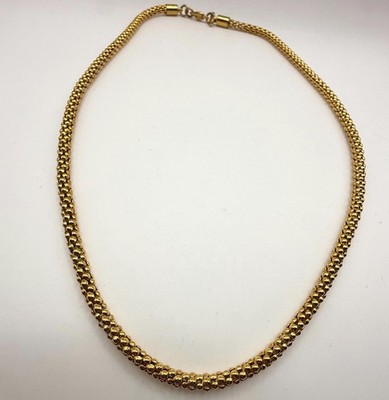 Vintage gold plated Monet popcorn chain 18 inches | eBay