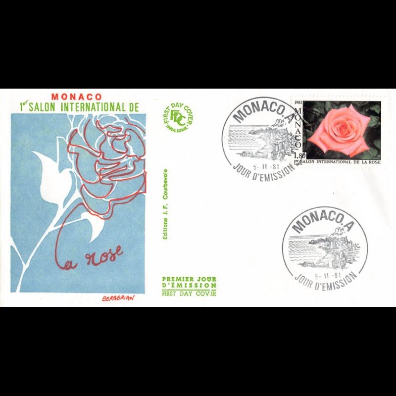 FDC - 1er Salon international de la Rose, oblit PJ 5/10/81 | eBay