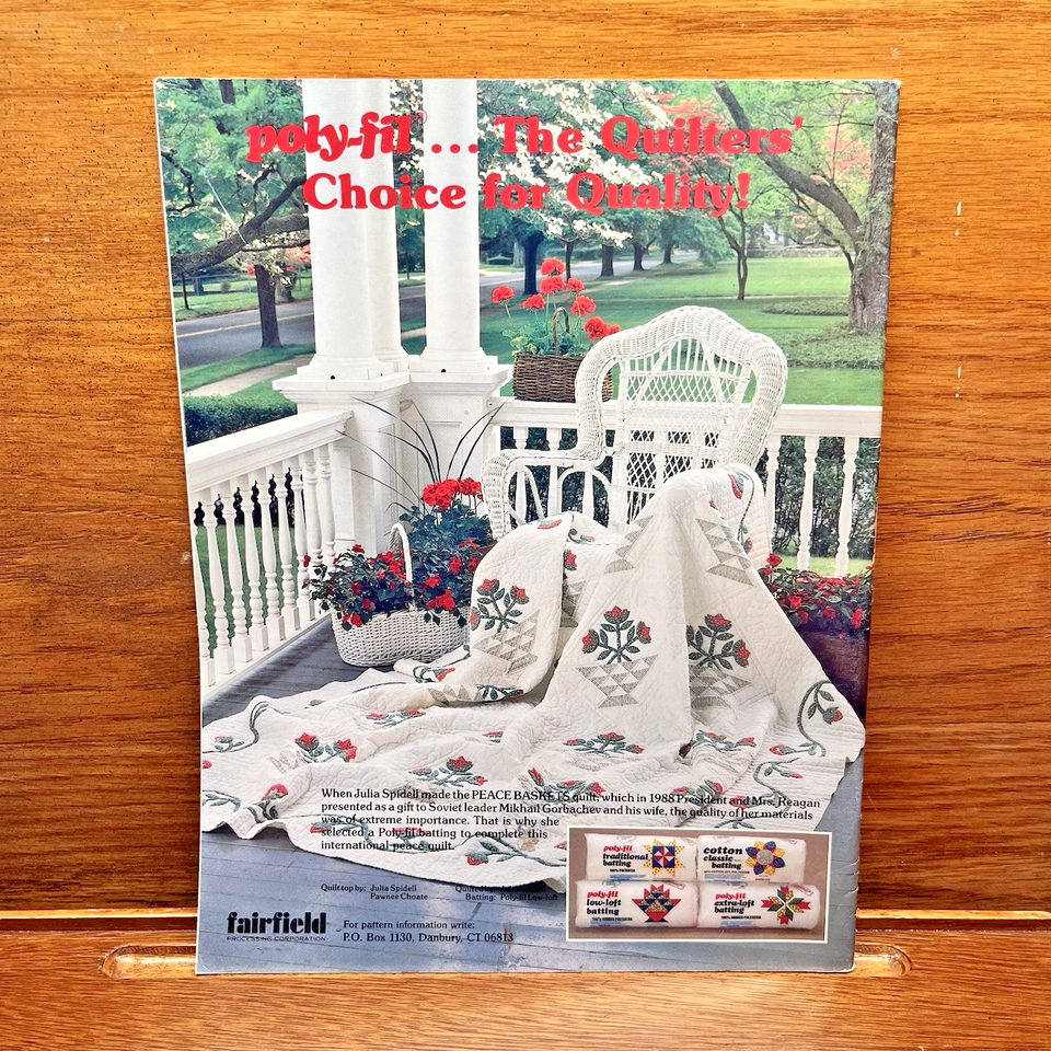 Quilter's Newsletter Magazine April 1990 #221 Patterns Baskets & Vases ...