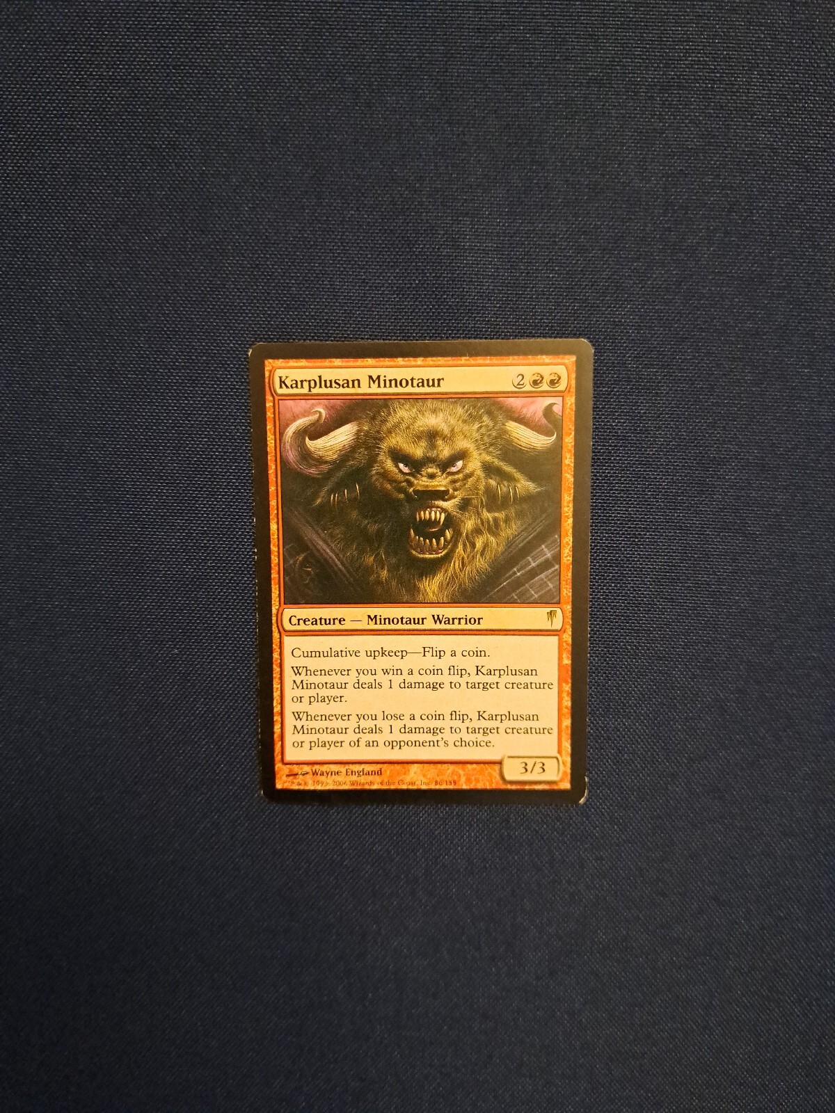 MTG Karplusan Minotaur Coldsnap 86/155 Regular Rare for sale online | eBay
