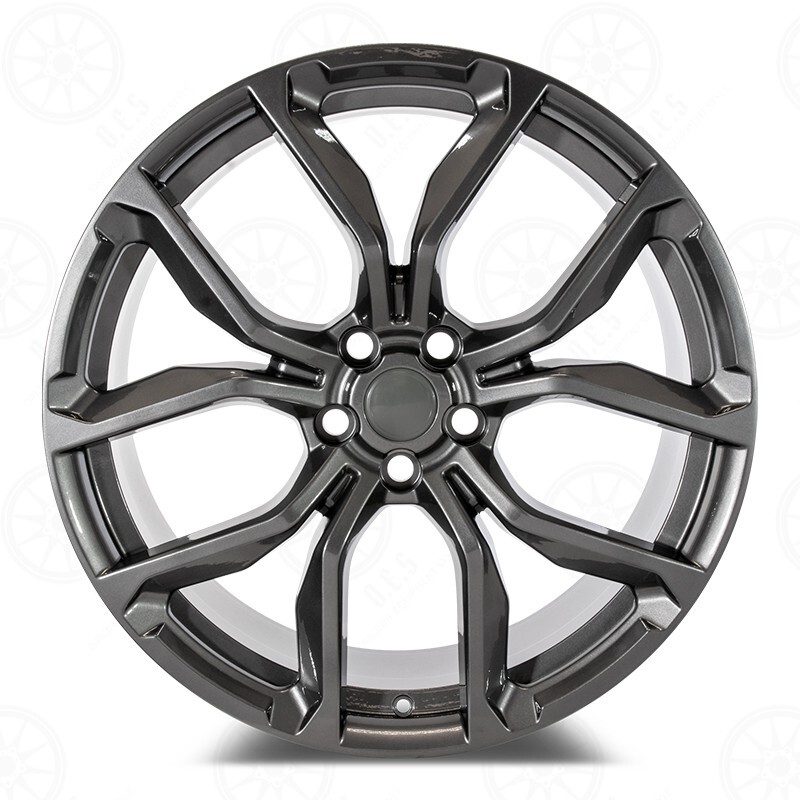 24" SVR Style Gunmetal Wheels For Range Rover Land Rover 24x9.5 5x120 ...