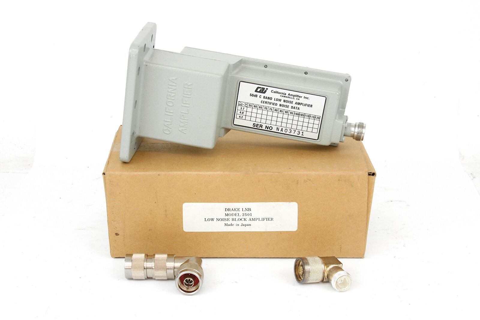 California Amplifier Inc. 50dB C Band Low Noise Amplifier | eBay