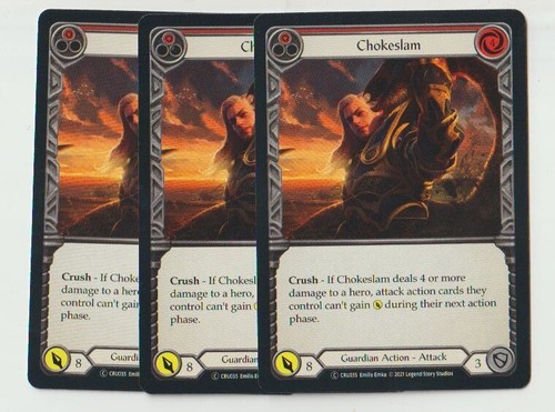 Chokeslam (R) x3 – Crucible of War / Flesh and Blood ENG Lot Rare | eBay