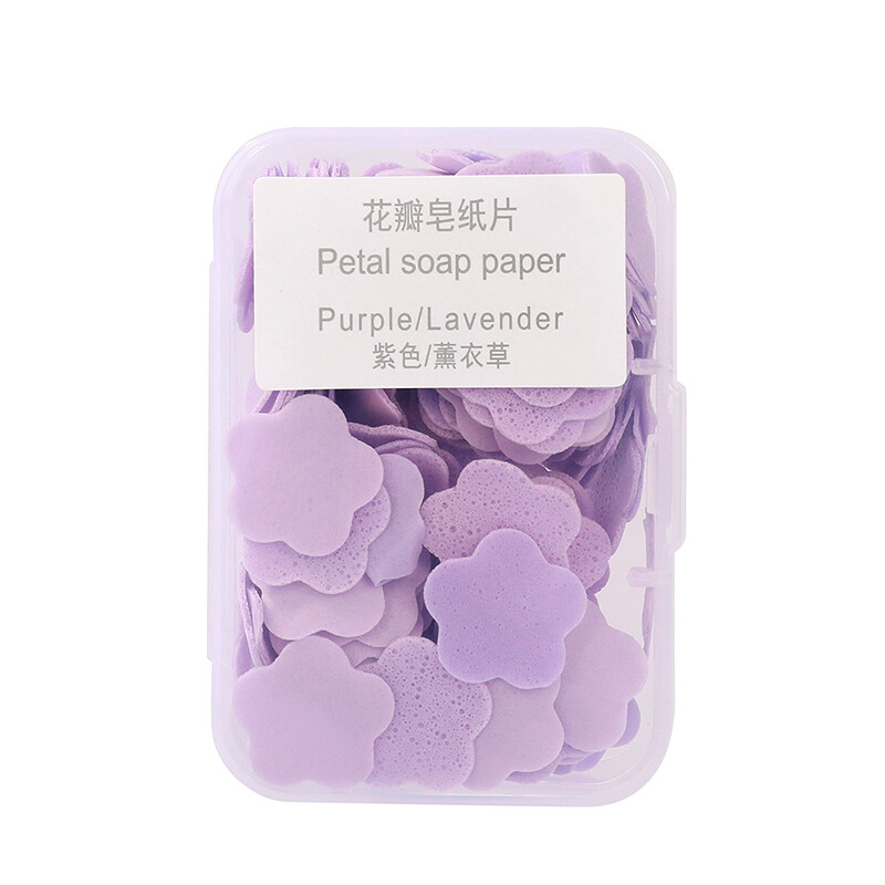 1 Box Portable Paper Cleaning Soaps Hand Wash Soap Papers Scented Slice ...