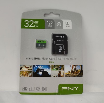 MICROSDHC FLASH CARD CARTE MEMORIE ELITE PNY ADAPTER 32GB | eBay