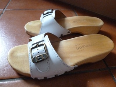 Berkemann Holz-Klepper Pantoletten Zoccoli Clogs Sandalen ...