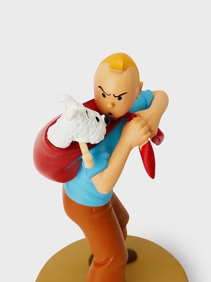 HERGE TINTIN TINTIN RAMENE MILOU SNOWY Standing Figure Authentic Goods ...