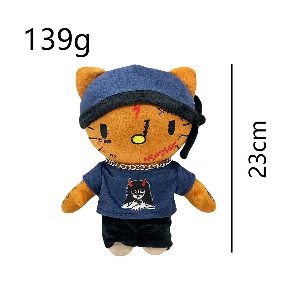Hello Kitty Travis Scott Billie Eilish Plush Doll Rapper Hot Sale Gift ...