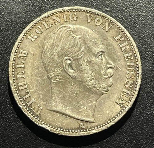 Germany (Prussia) 1866-A Thaler Silver Coin: Wilhelm I #2 | eBay