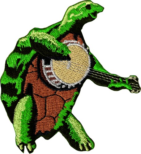 Patch - Grateful Dead Terrapin Turtle Tortoise Banjo Embroidered Iron ...
