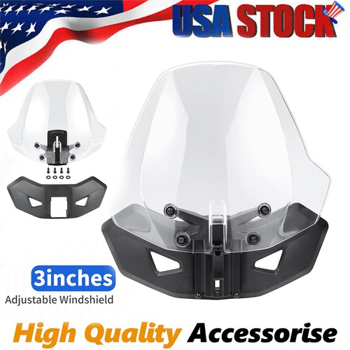 Adjustable Sport Windshield For Can Am Ryker 600 900 Rally 2019-2025 ...