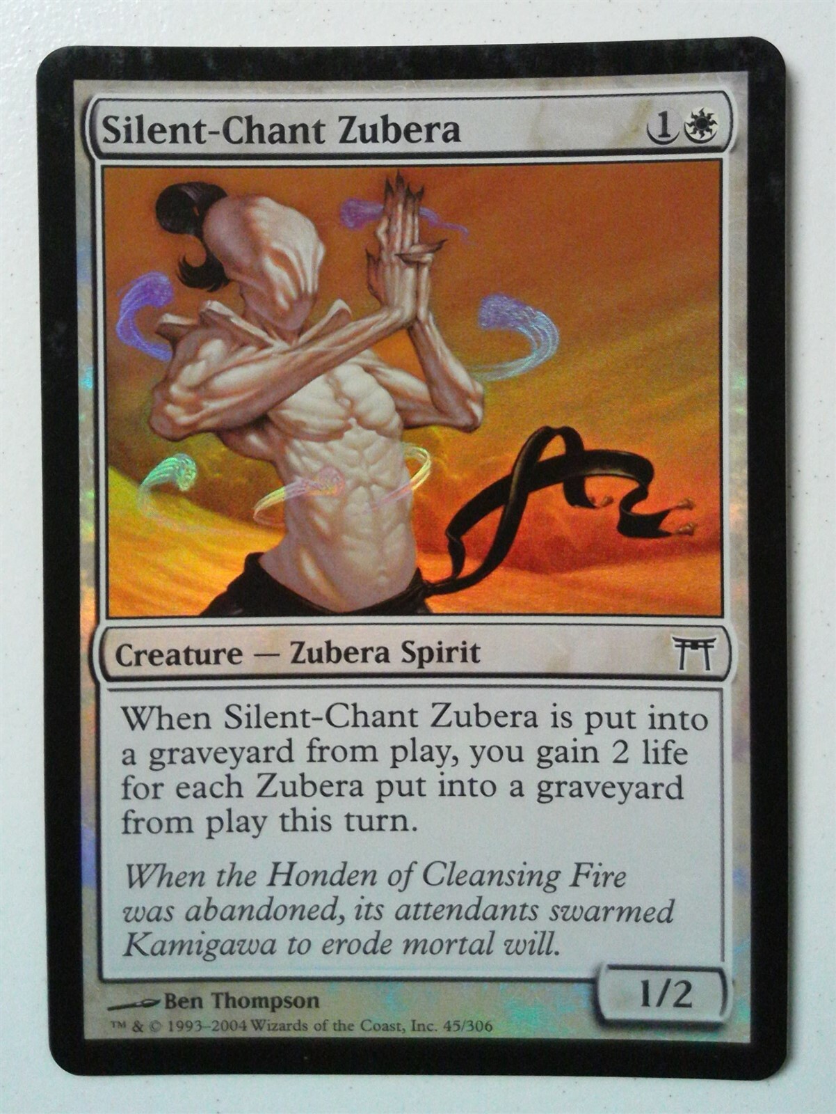 Silent-Chant Zubera *FOIL Common* Magic MtG x1 Champions of Kamigawa MP ...