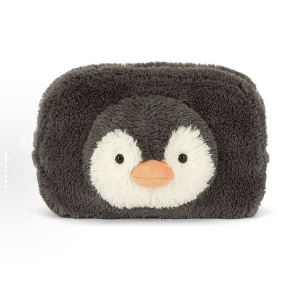 Plush Pencil Case 3D Bear/Penguin Stationery Pouch Cute Pen Bag Back To ...