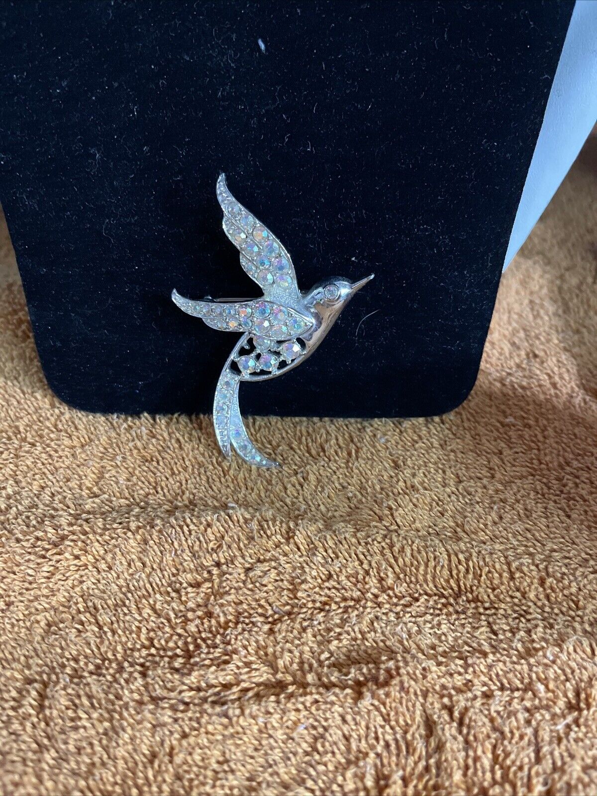 Vintage Sarah Coventry Brooch Bird Of Paradise AB Sto… - Gem