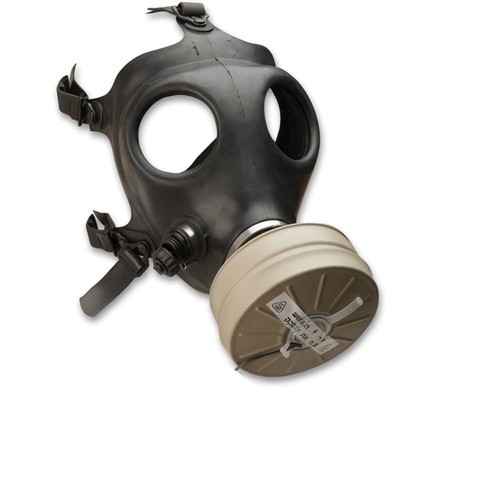 1 Israel Gas Mask Adult Civilian Protective kit w/ Filter, Drink Tube ...