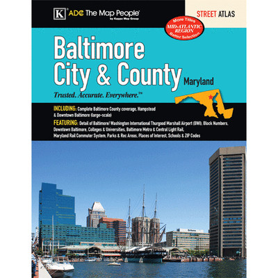 Baltimore City & County MD ADC Street Atlas FINAL EDITION | eBay
