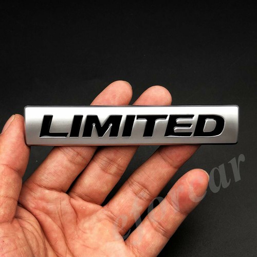 3D Metal Matte Limited Edition Auto Car Trunk Rear Emblems Badge Decal ...